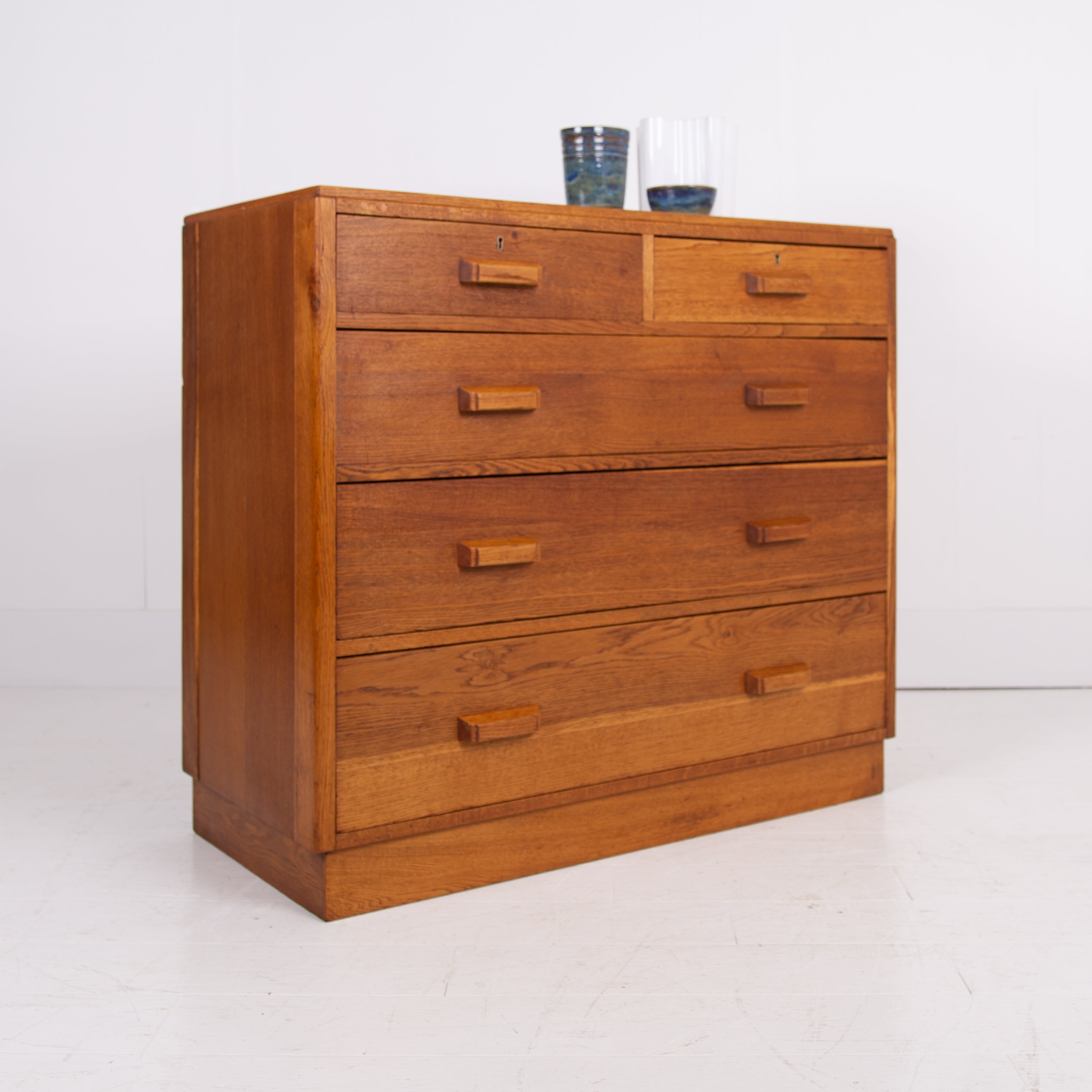 Super Mid Century Oak Chest Of Drawers – Billy Hunt