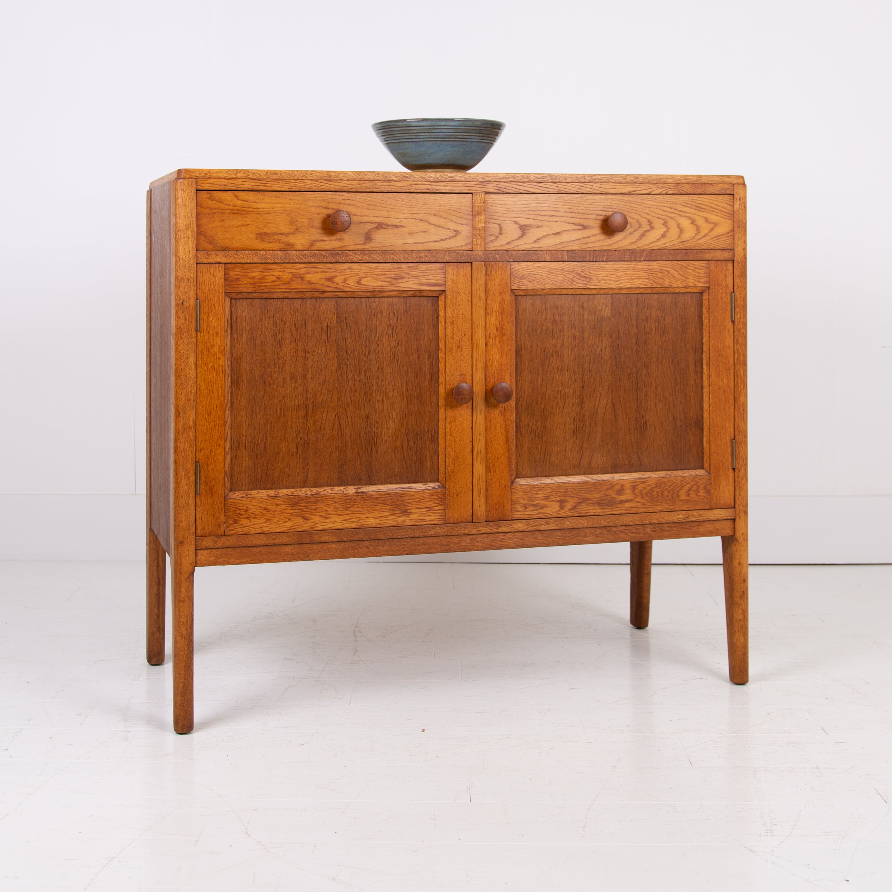 Super Mid Century Oak 2 Drawer Cabinet Air Ministry – Billy Hunt